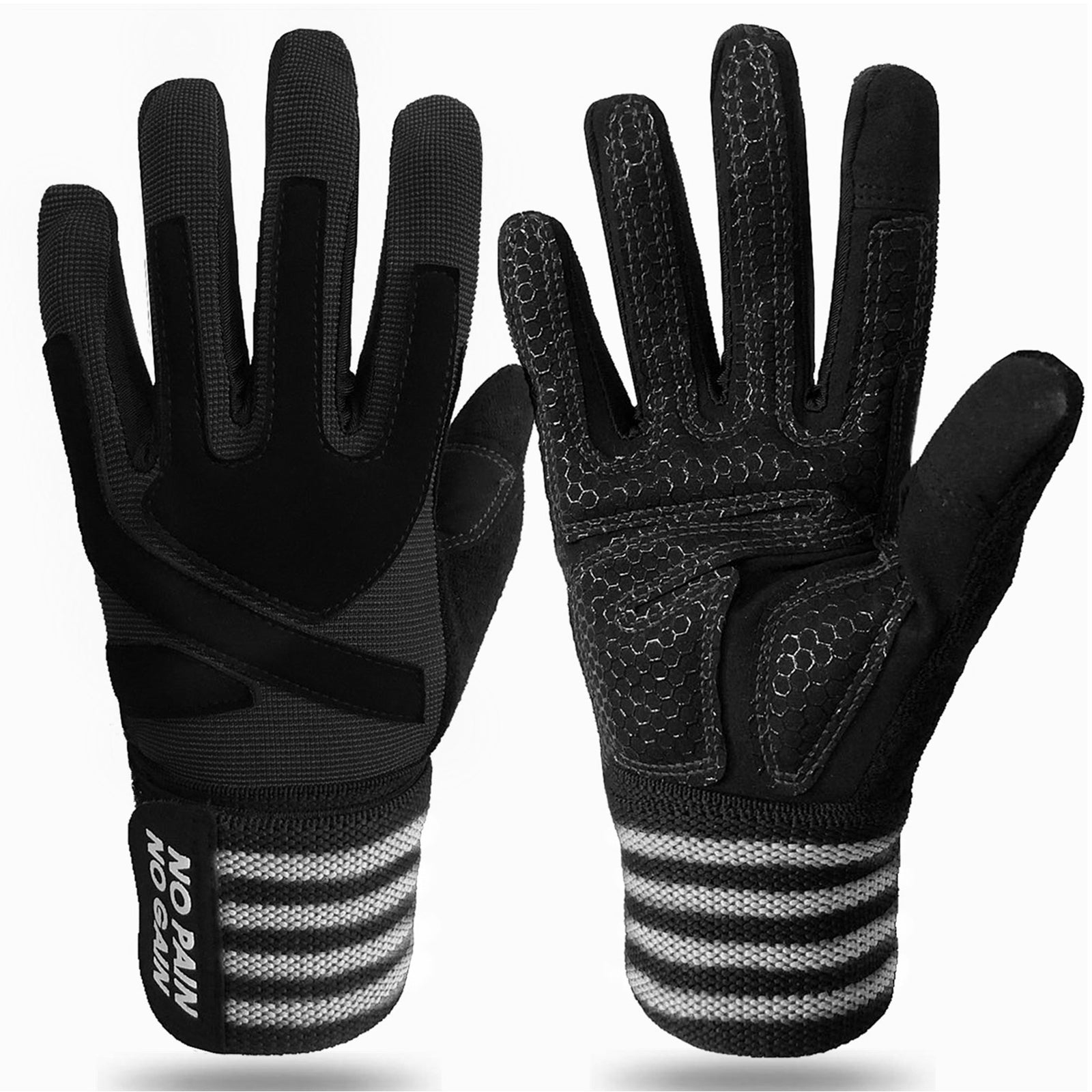 Full Finger Men's Weightlifting Workout Gloves 1 Pair – FINGER TEN